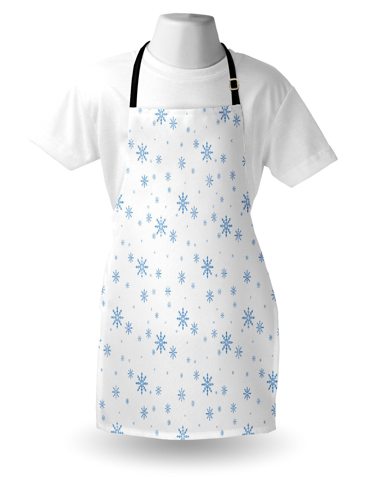 The Holiday Aisle® Ambesonne Winter Apron Unisex, Cold December Frost ...