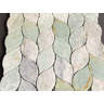 ES Stone 4" x 2" Ming Green Leaf Pattern Marble Novelty Mosaic Tile ...