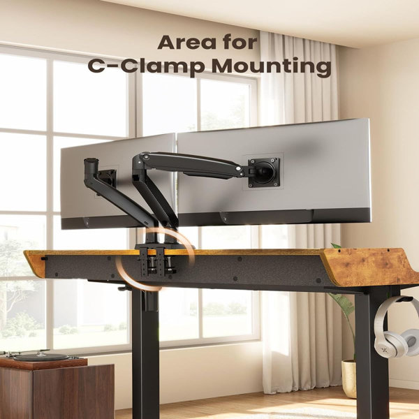 Inbox Zero Ergonomic Electric Standing Desk With Drawers: Adjustable ...