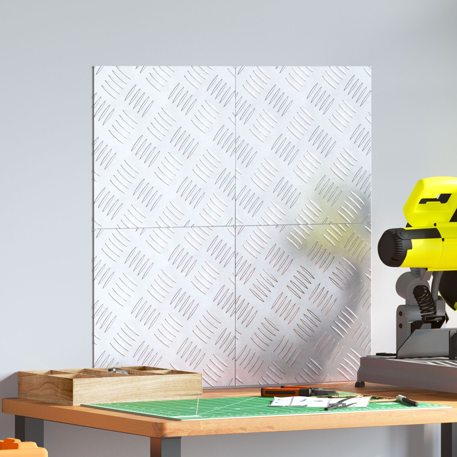 Ivy Bronx Aluminum Checker Plates Anti-Slip | Wayfair