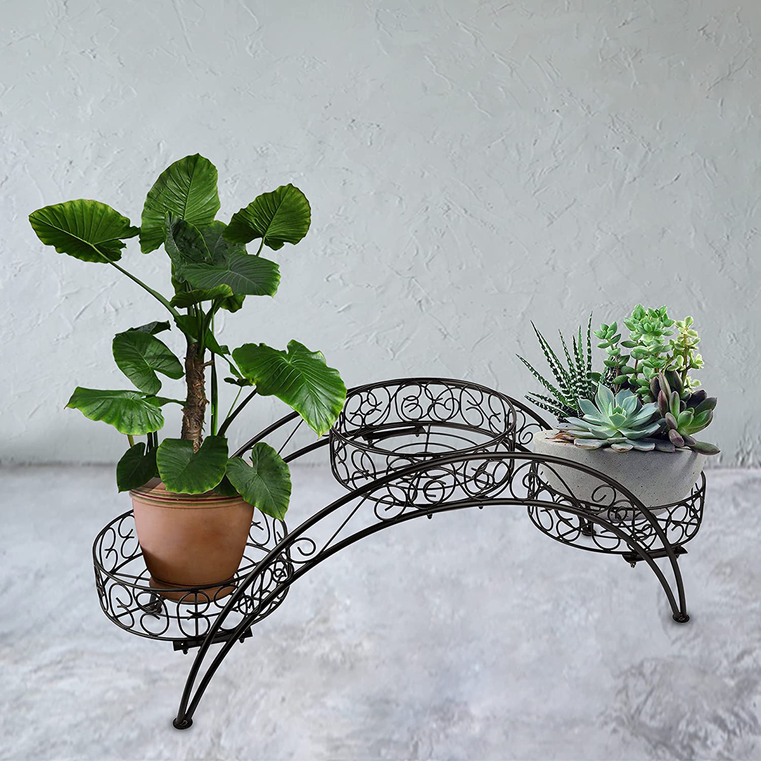 Lifesmart Decorative Metal Pot Planter | Wayfair