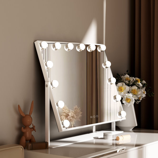 Latitude Run Chaoyichi Rectangle LED Metal Mirror & Reviews | Wayfair.co.uk