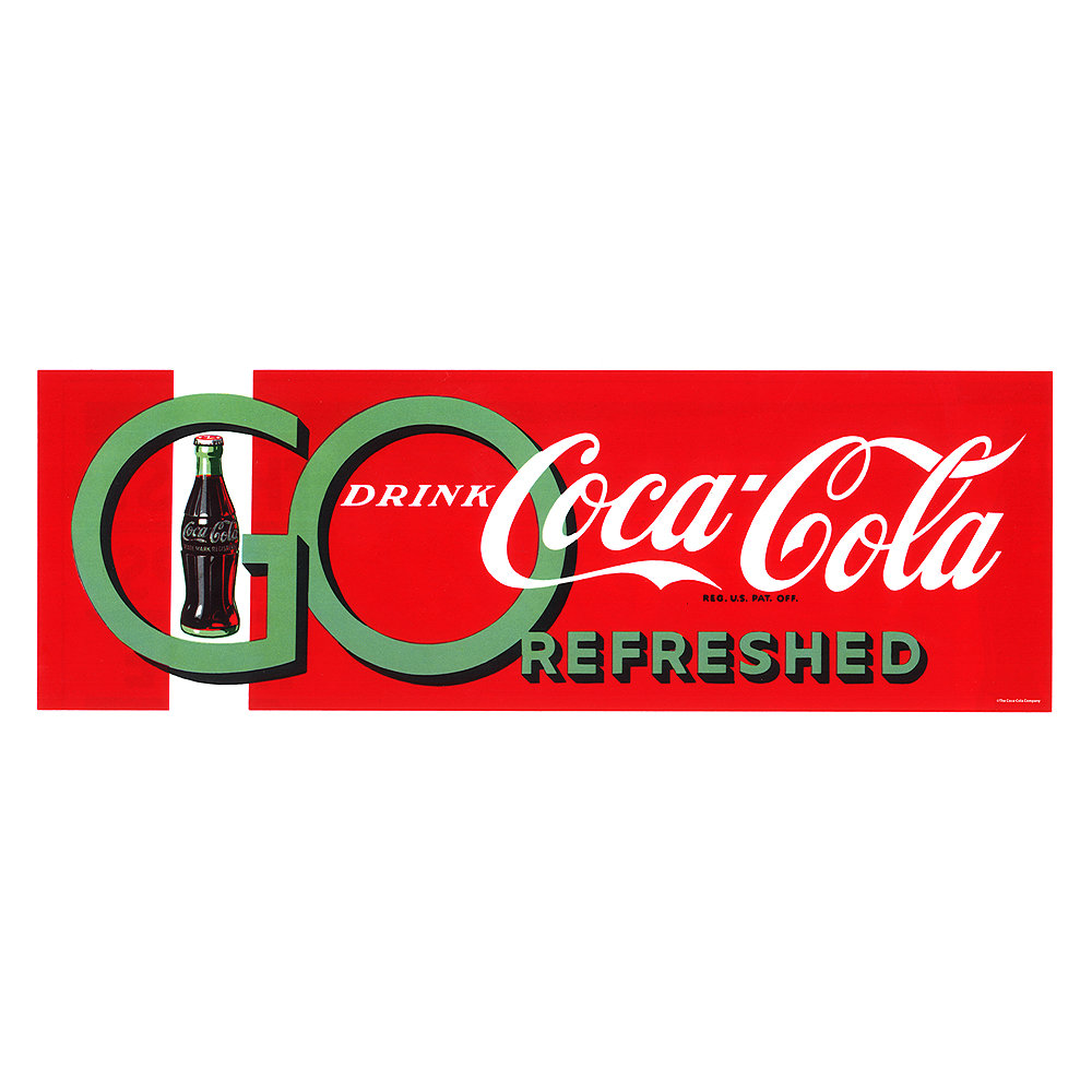 Trademark Fine Art Coca Cola Go Drink Coke Stretched Canvas Print | Wayfair
