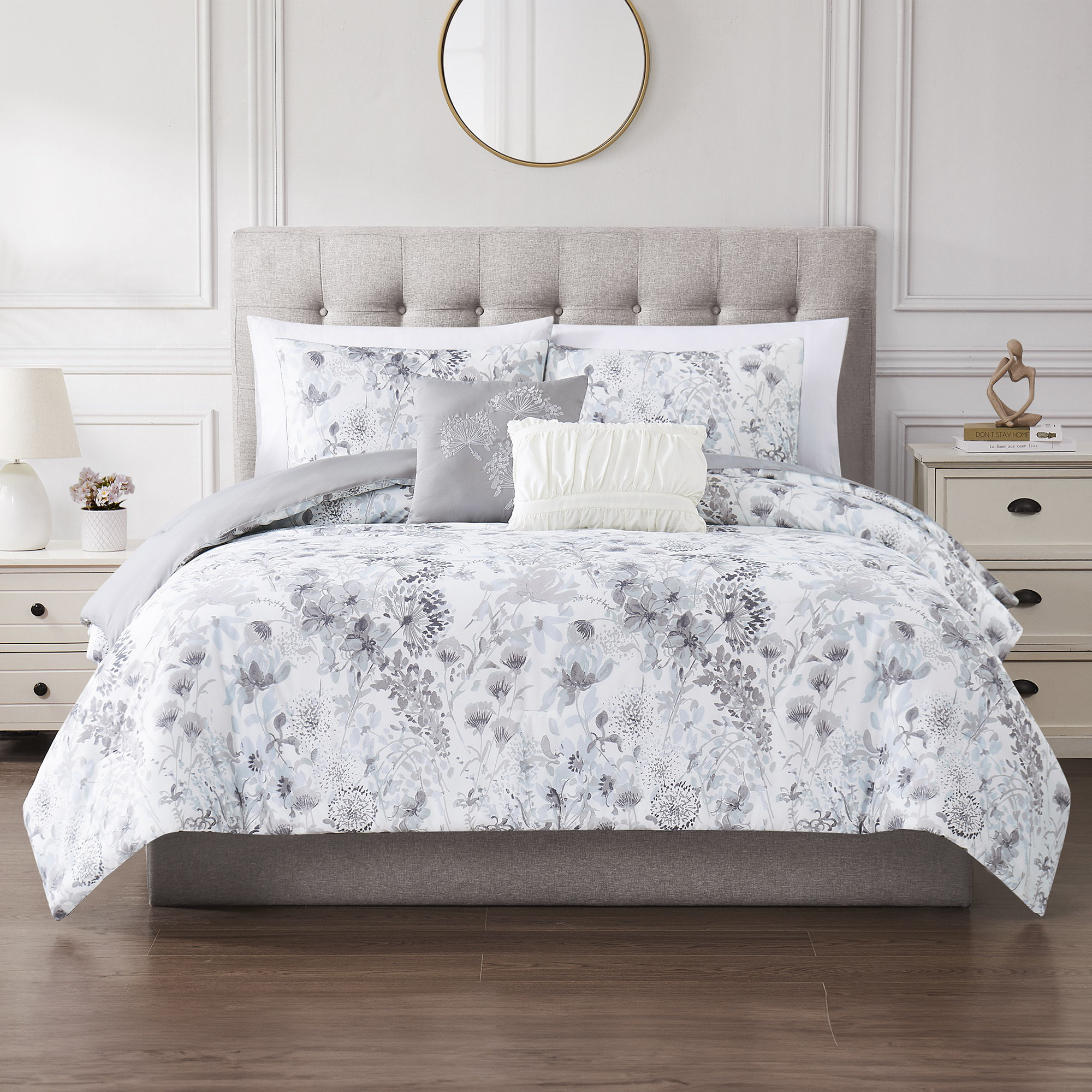 Modern Threads 5-Piece Printed Giverny Comforter Set & Reviews | Wayfair