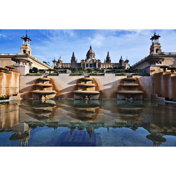 Ebern Designs Palau Nacional, Barcelona by Karambol - Wrapped Canvas ...