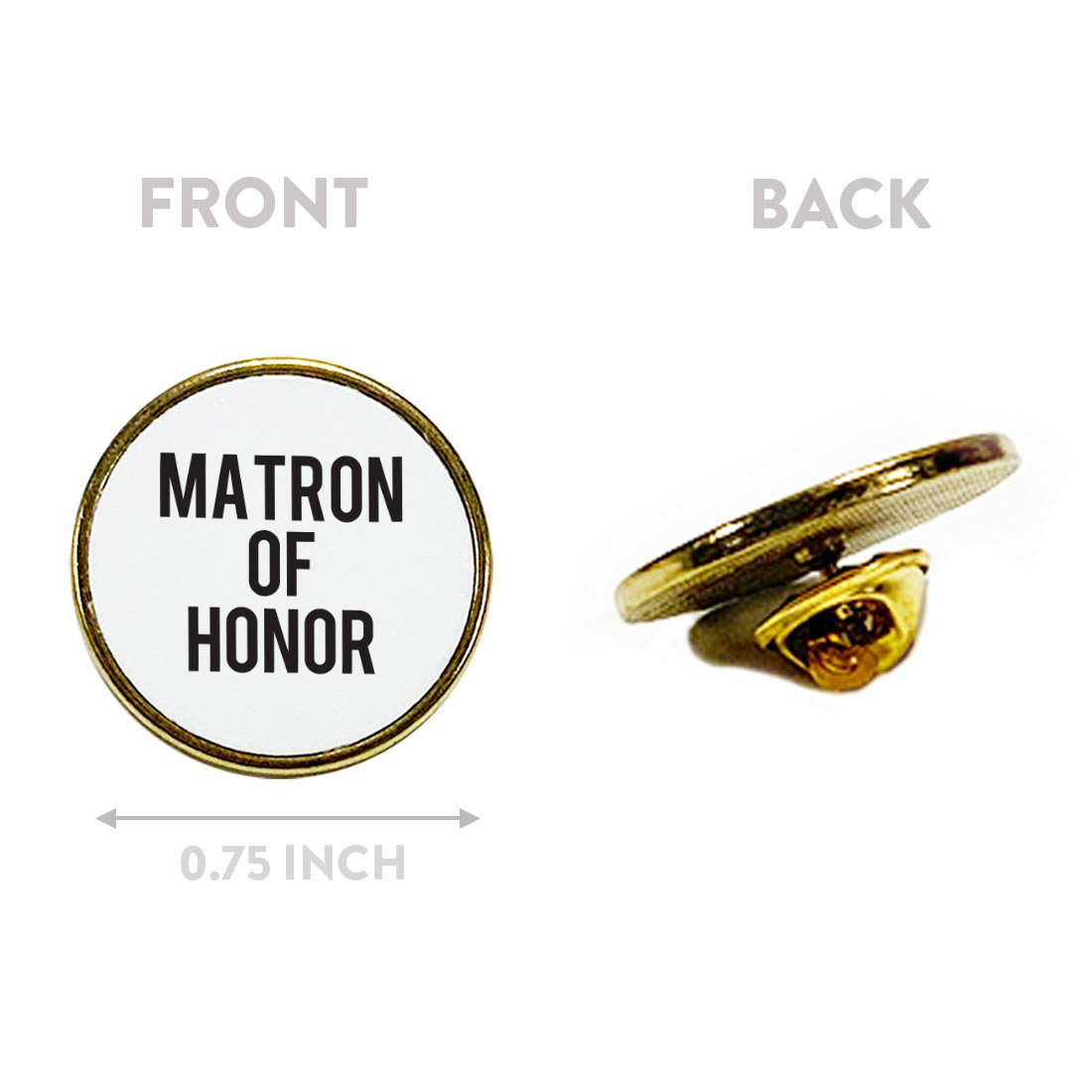 Koyal Wholesale Matron Of Honor Enamel Lapel Pin | Wayfair