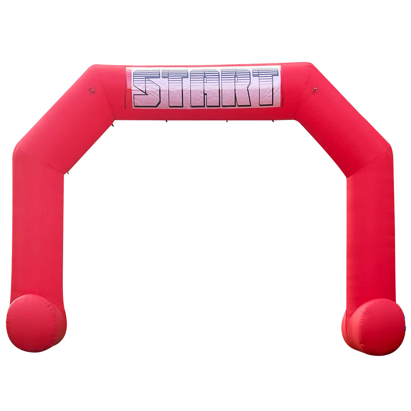 Arlmont & Co. 20Ft Red Start Finish Line Inflatable Arch with Built-in ...