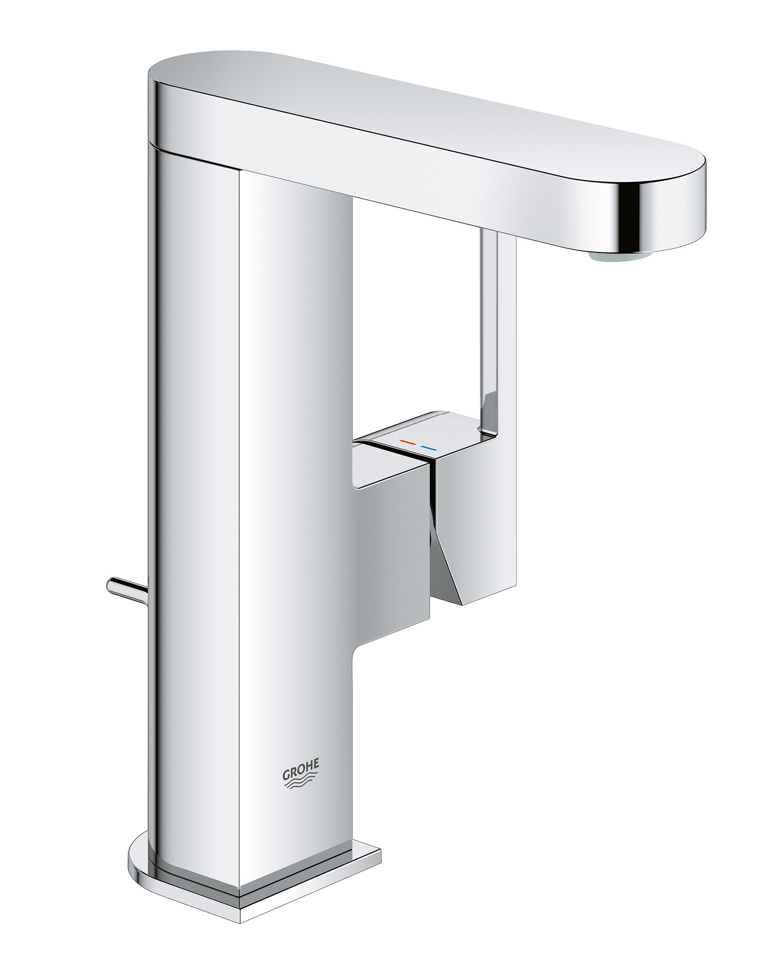 GROHE Plus Single Hole Bathroom Faucet with Drain Assembly & Reviews ...