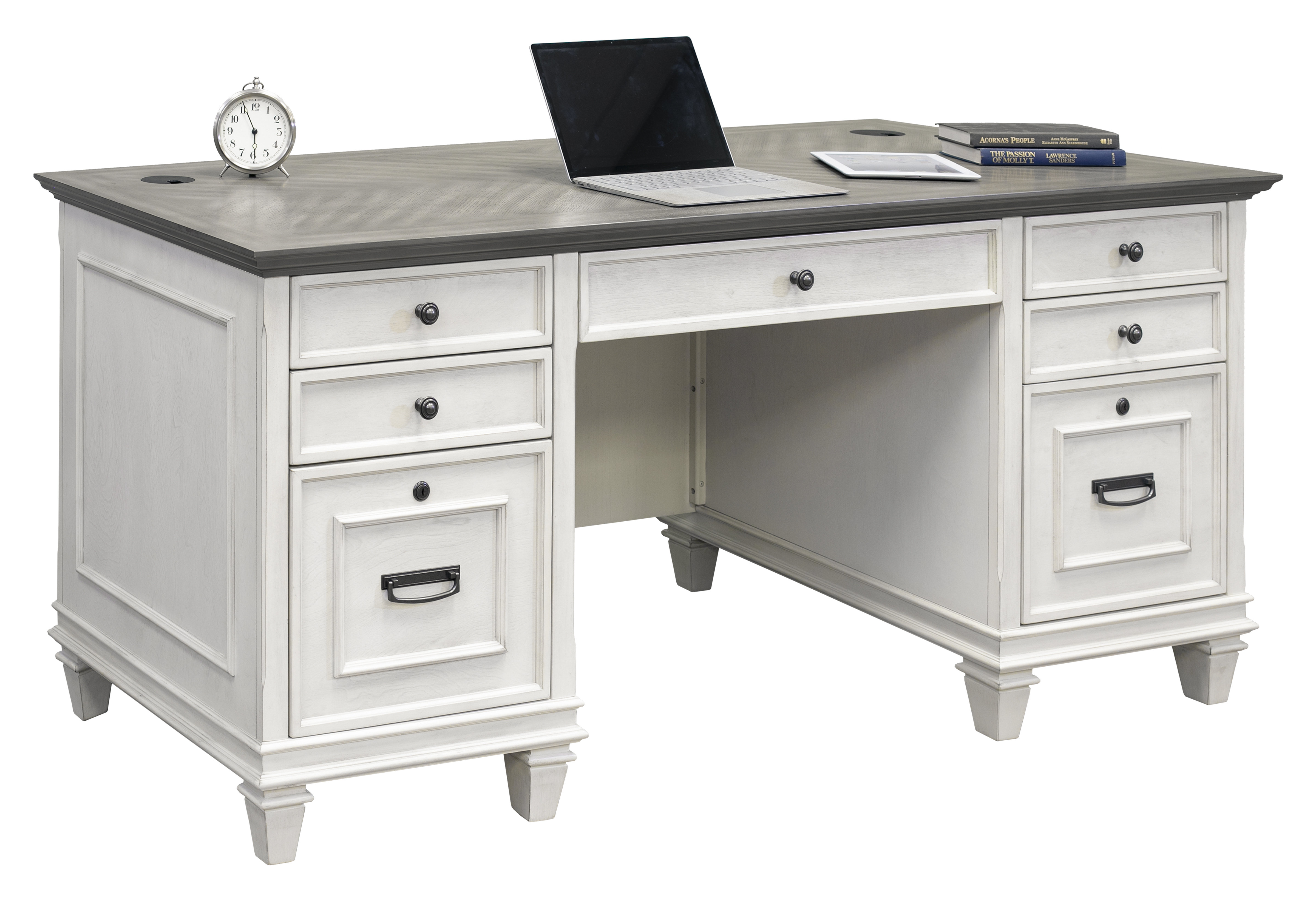 17 Stories Django Executive Desk & Reviews | Wayfair
