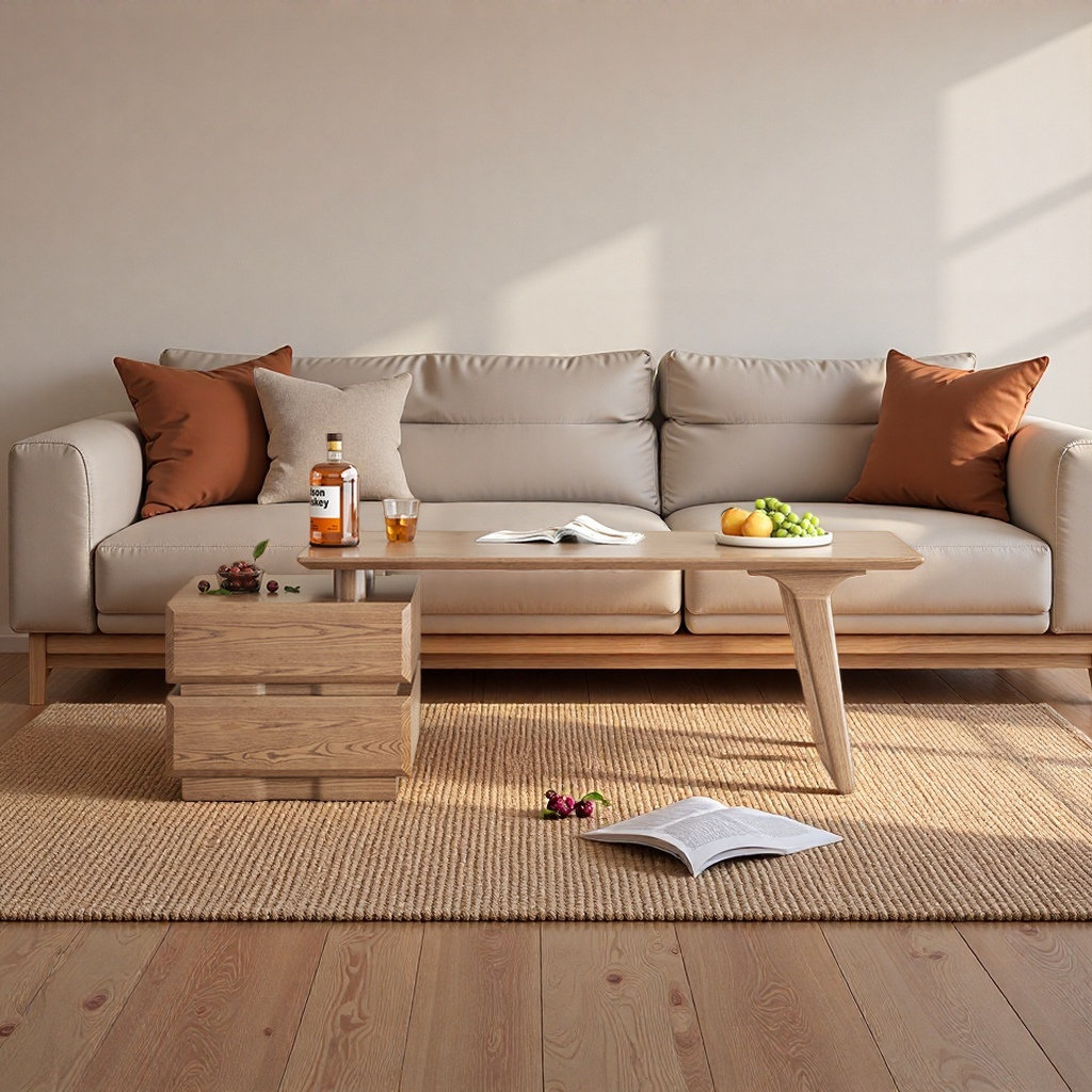 Orren Ellis Nordic Classic Minimalist Style Coffee Table | Wayfair