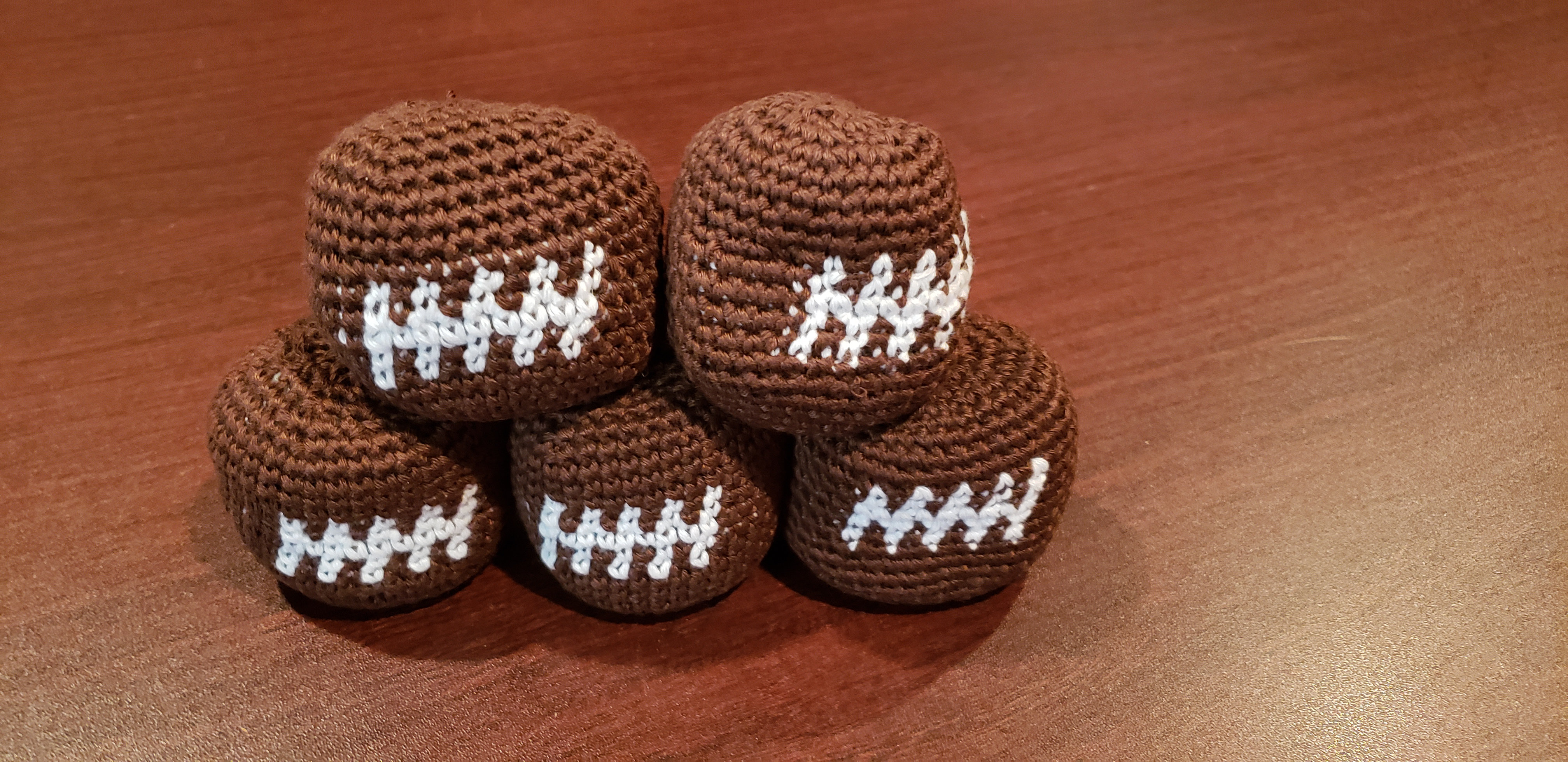 Deep Shot 5-pack Football Bean Bags for Deep Shot Games Bean Bag Toss ...