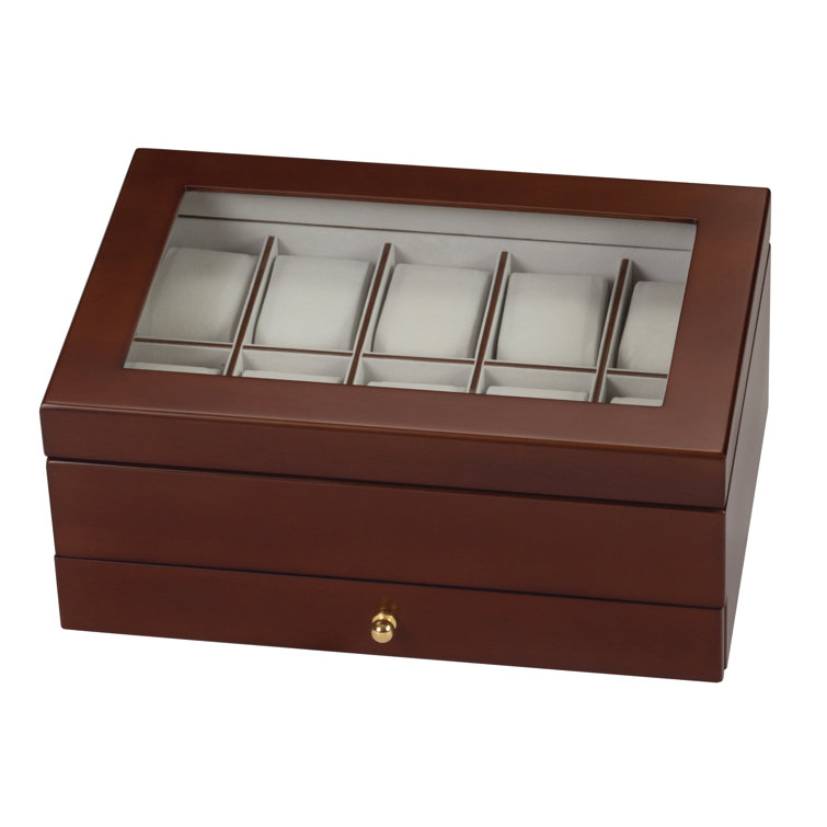 Symple Stuff Ten Slot Watch Box & Reviews | Wayfair.co.uk