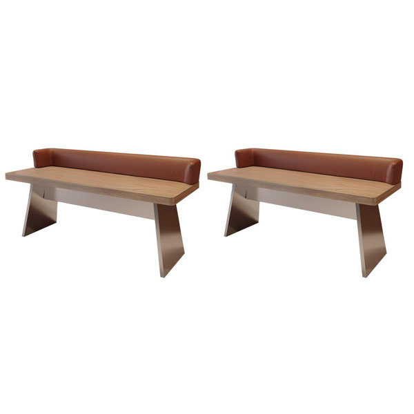 Canadian Linen Restaurant Cafe Bar Snack Bar Simple Style Bench Bench ...