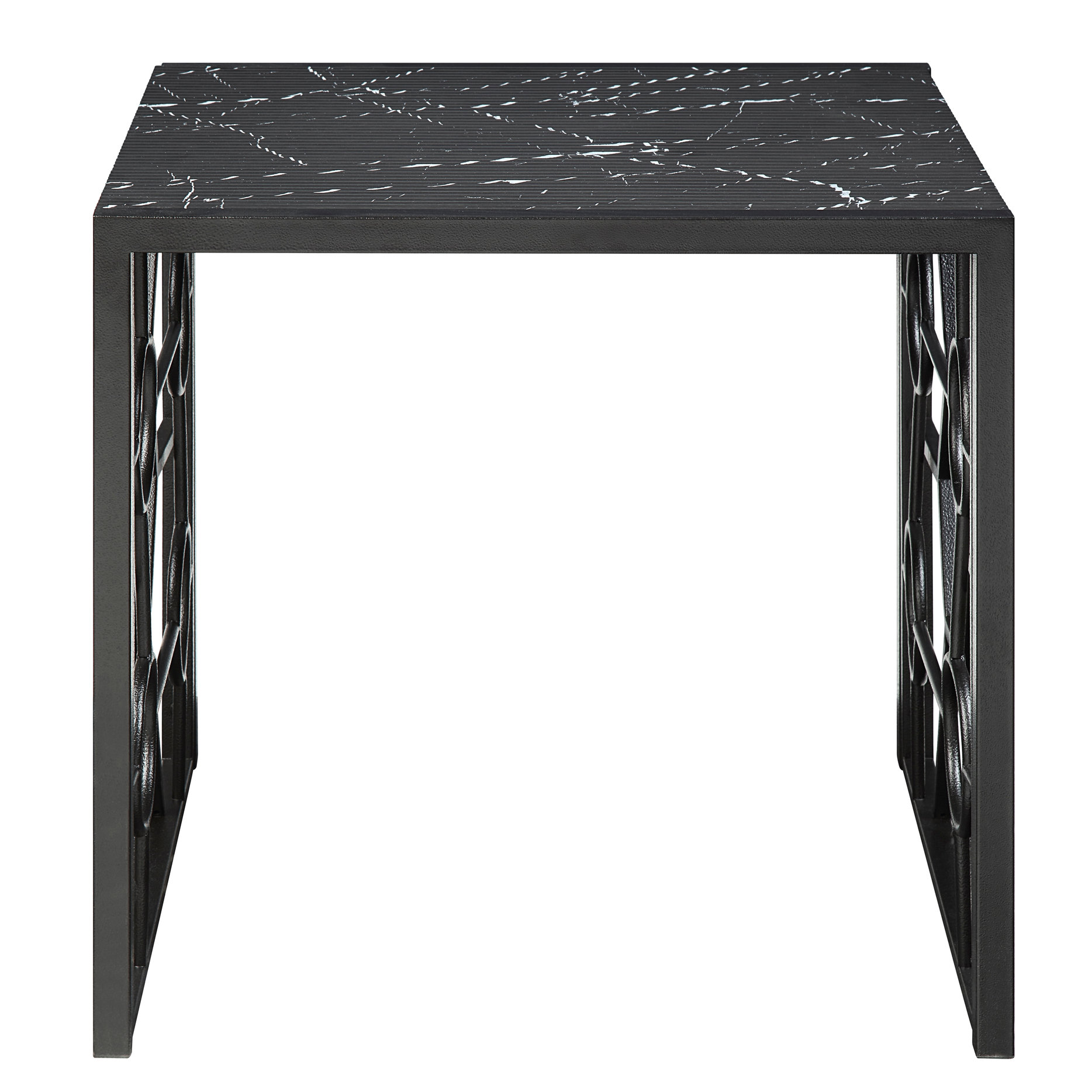 Latitude Run® Elegant 3 Occasional Table : Tempered Glass With ...