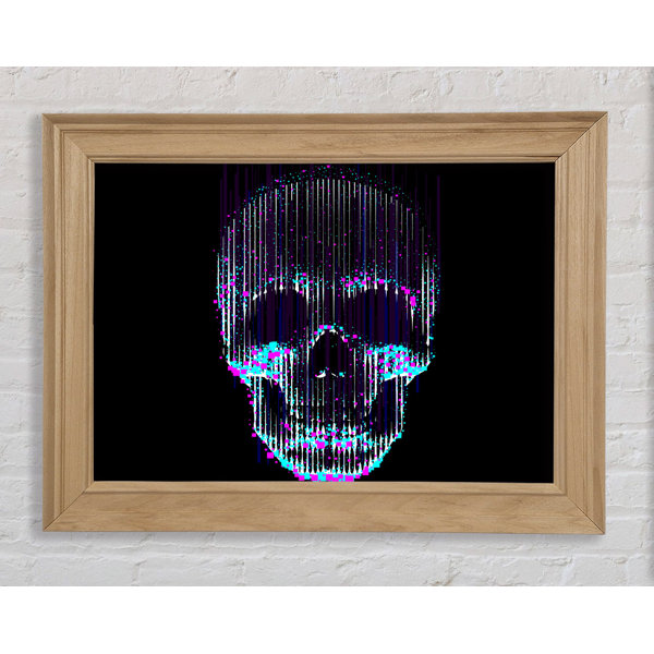 Bright Star Distorted Skull - Single Picture Frame Art Prints | Wayfair ...