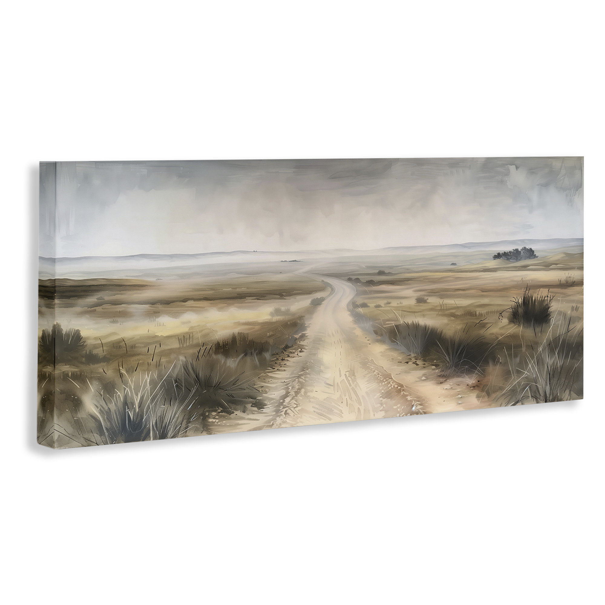 Ophelia & Co. Dusty Country Trail Landscape Canvas Wall Art, design by ...