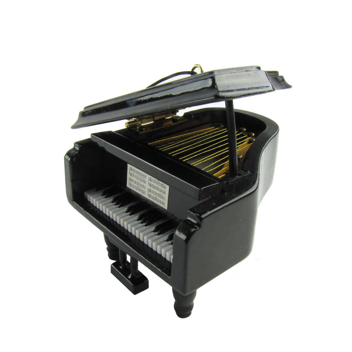 The Holiday Aisle® Miniature Baby Grand Piano Realistic Musical ...