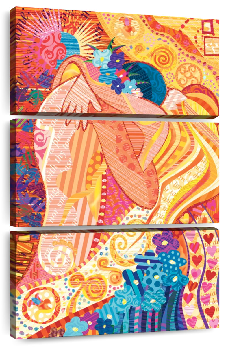 Elephant Stock Ornate Abstract Embrace | Wayfair