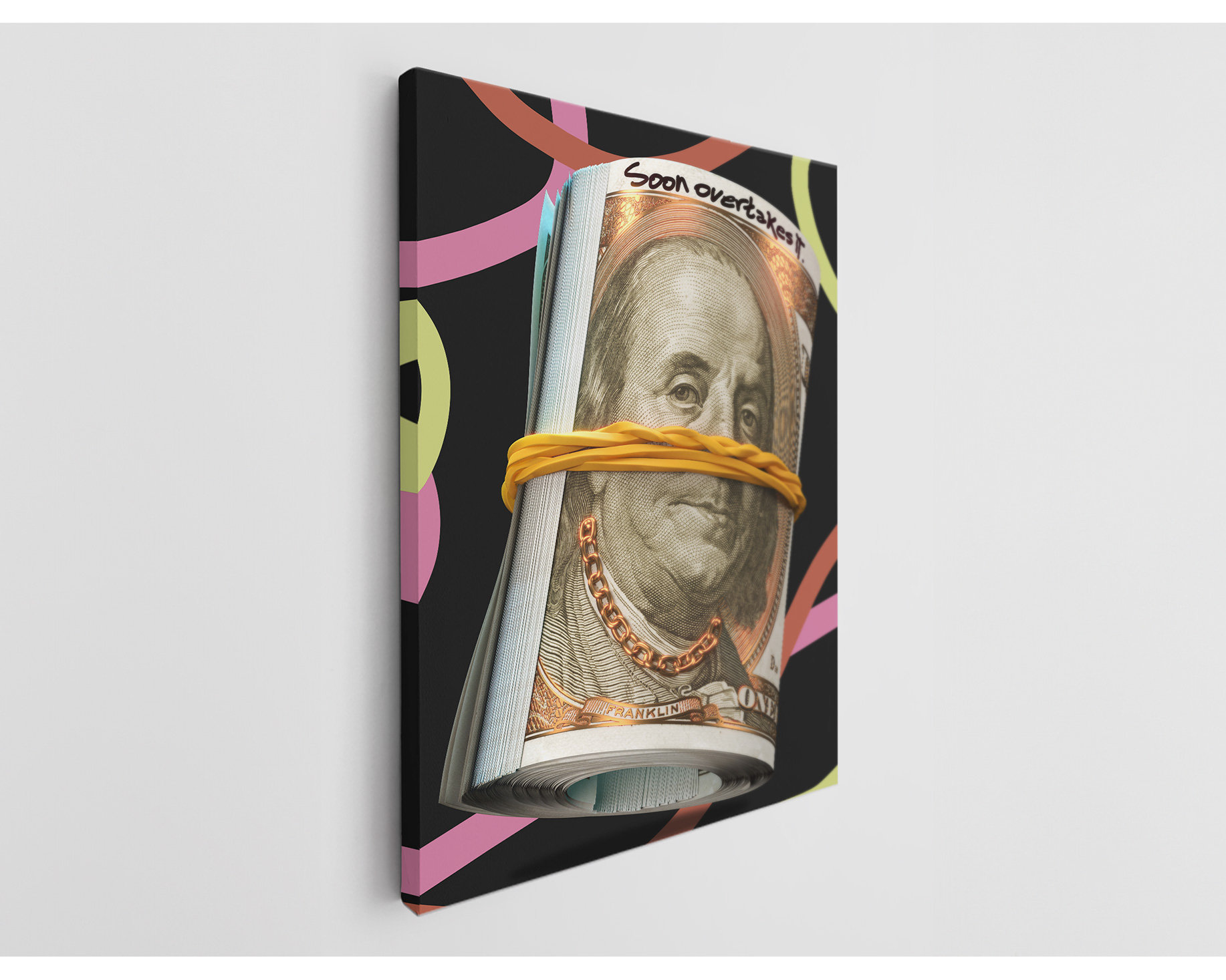 Best of Canvas Stack of Money Dollar Bills Canvas Art Print | Wayfair