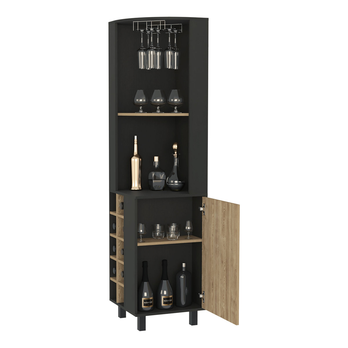 Ebern Designs Melia-Teevan Bar with Wine Storage & Reviews - Wayfair Canada