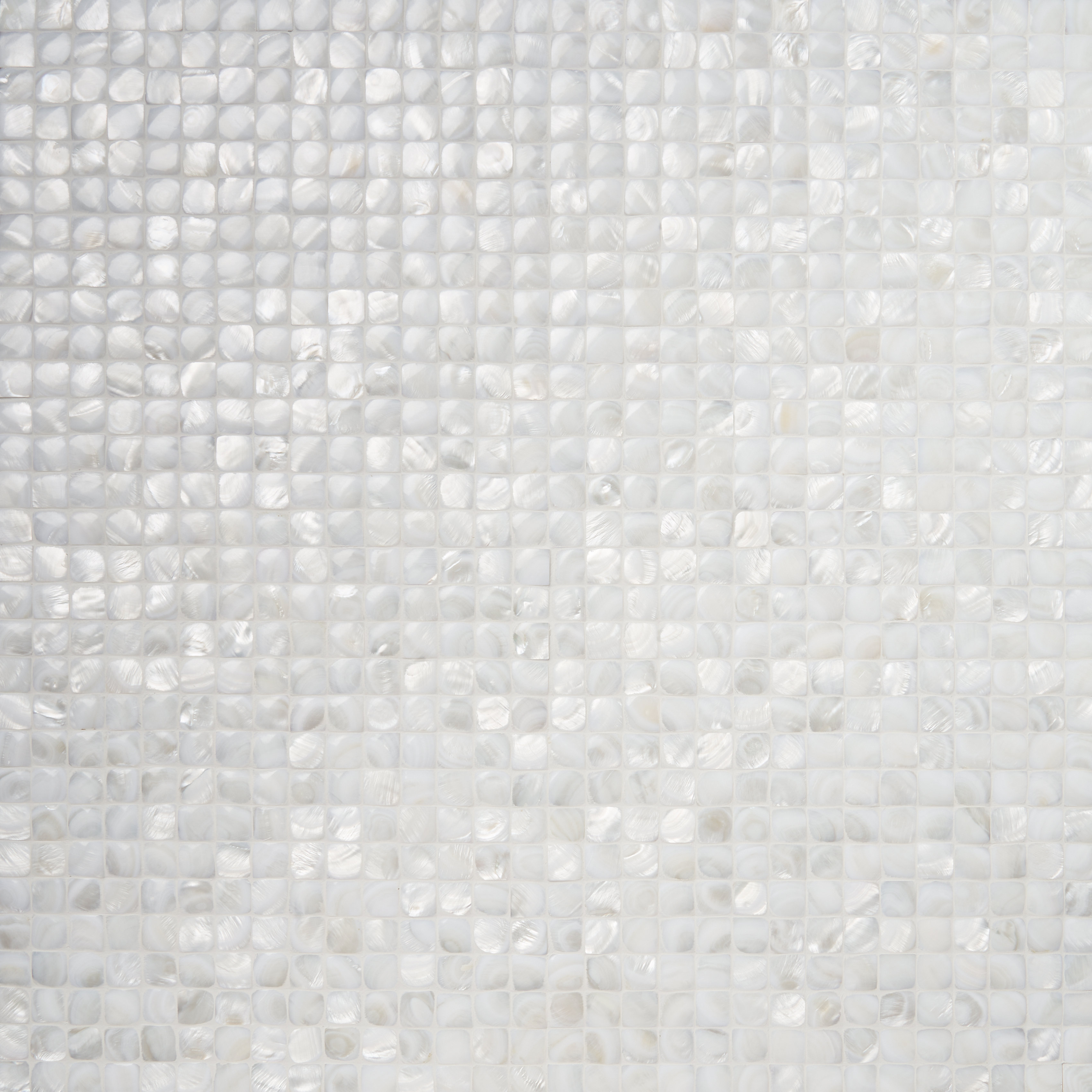 Bond Tile Mother of Pearl 1" x 1" Seashell Grid Mosaic Tile | Wayfair