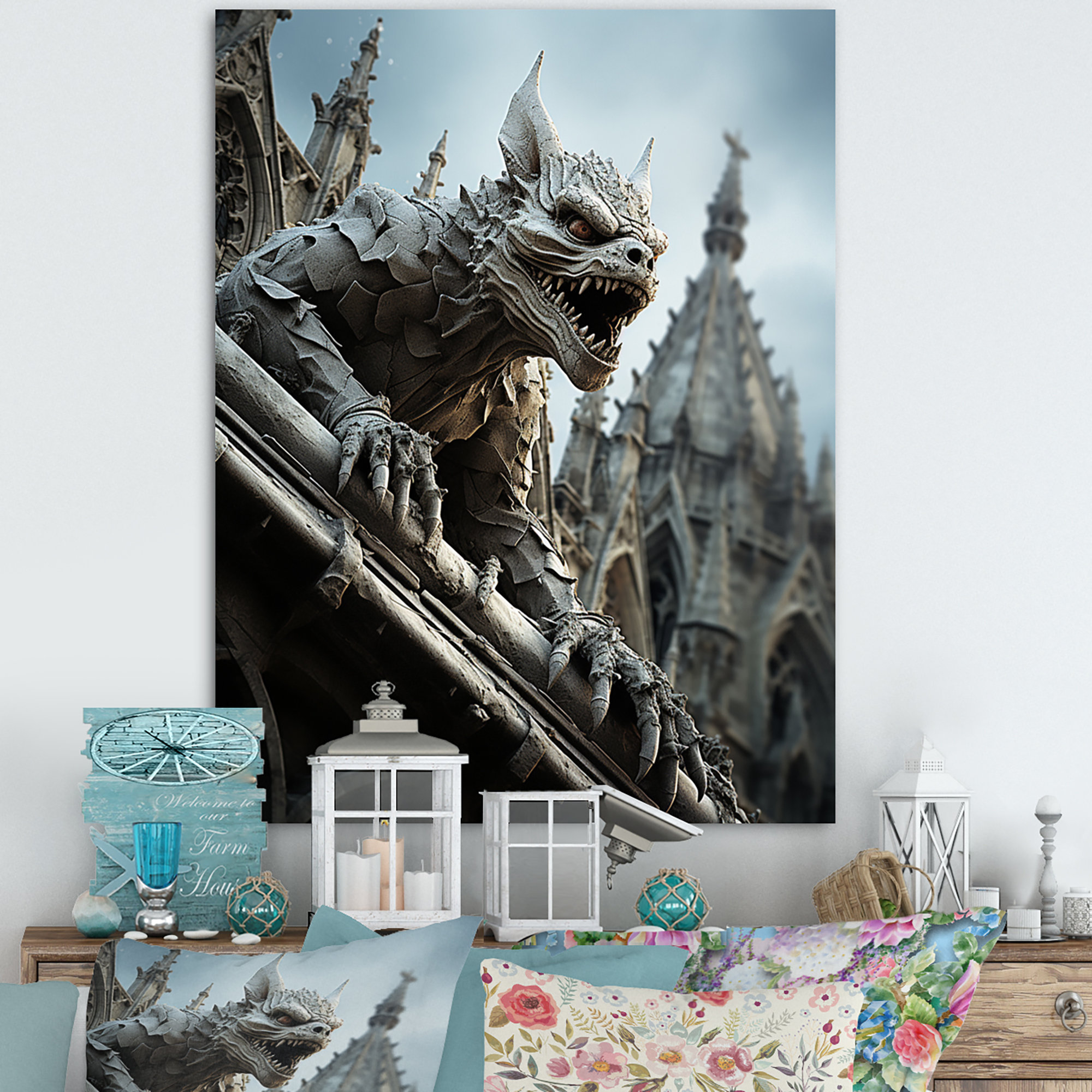 Trinx France Notredame Gargoyles - France Wall Decor - Wayfair Canada