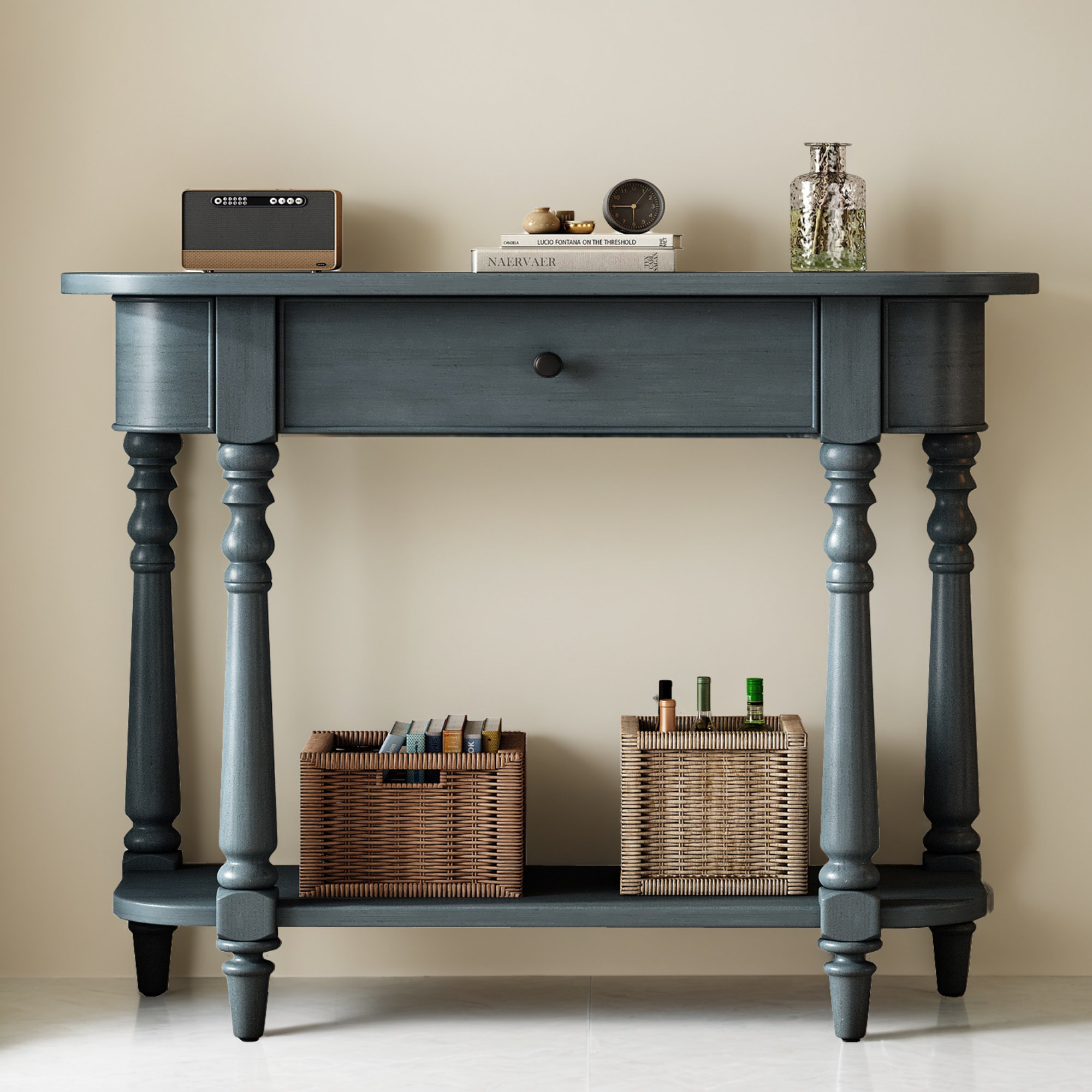 Alcott Hill 36" Console Table Entryway Sofa Side Table for Hallway ...