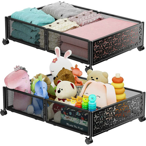 Rebrilliant Metal Underbed Storage | Wayfair