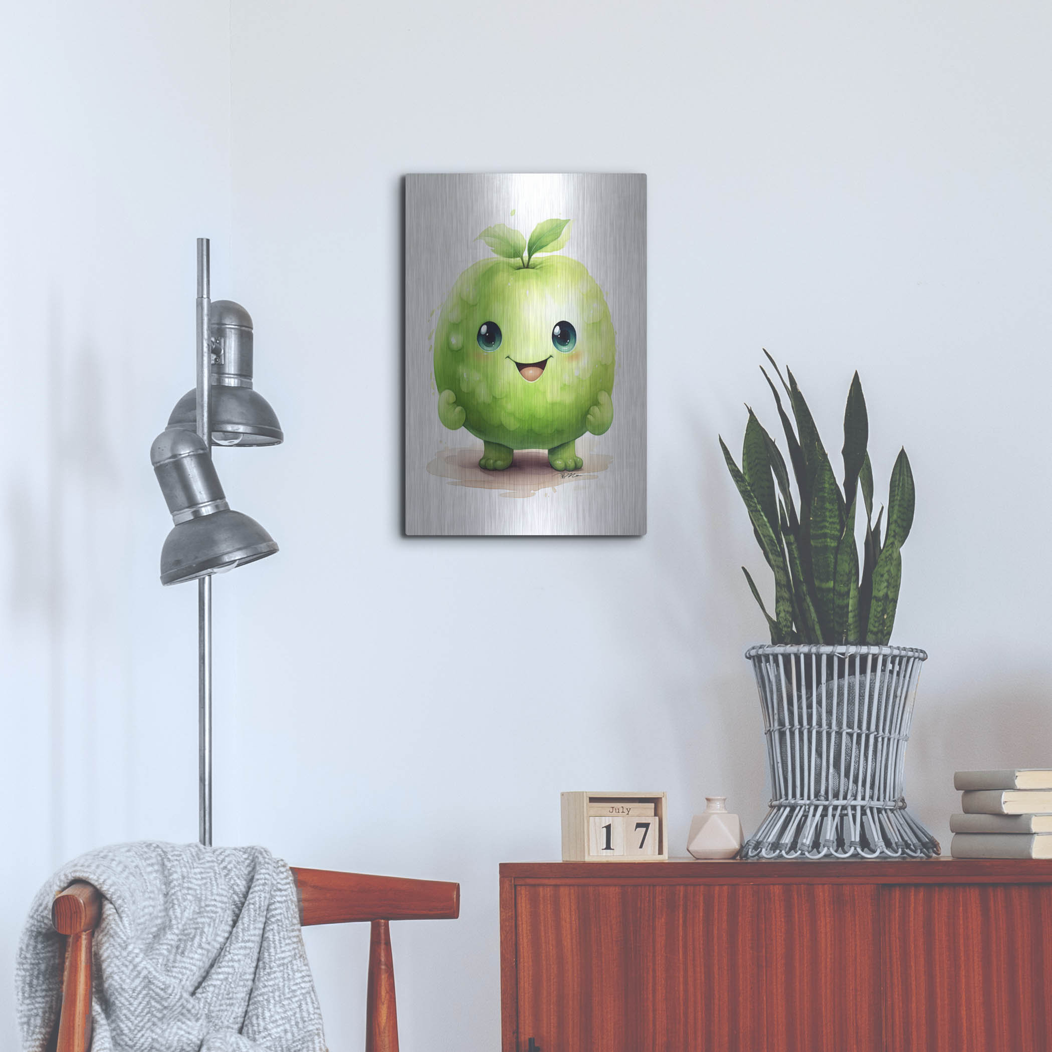 August Grove® August GroveÂ® 'Cut Fruit Monster 2' by Momart Metal Wall ...