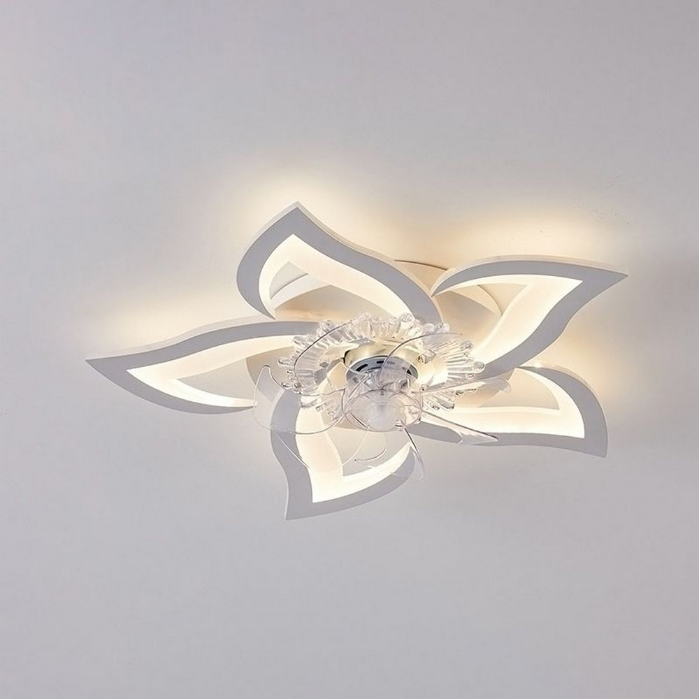 Wrought Studio™ 27''Modern Ceiling Fan Light With 6-Speeds, Tri-Color ...