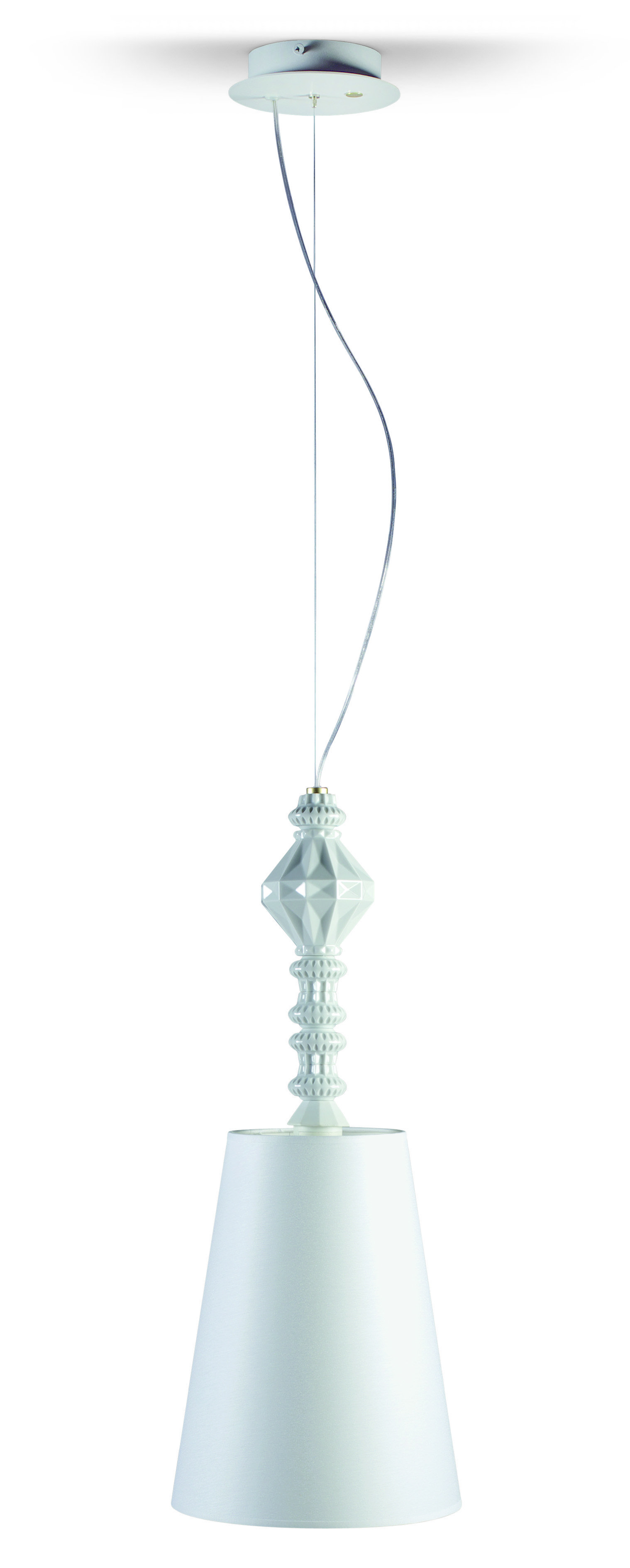 Lladro Belle de Nuit 1 - Light Single Bell Pendant | Wayfair