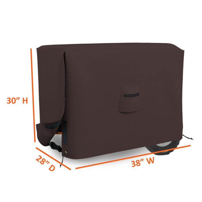 Arlmont & Co. Heavy Duty Waterproof Generator Cover, All Weather ...
