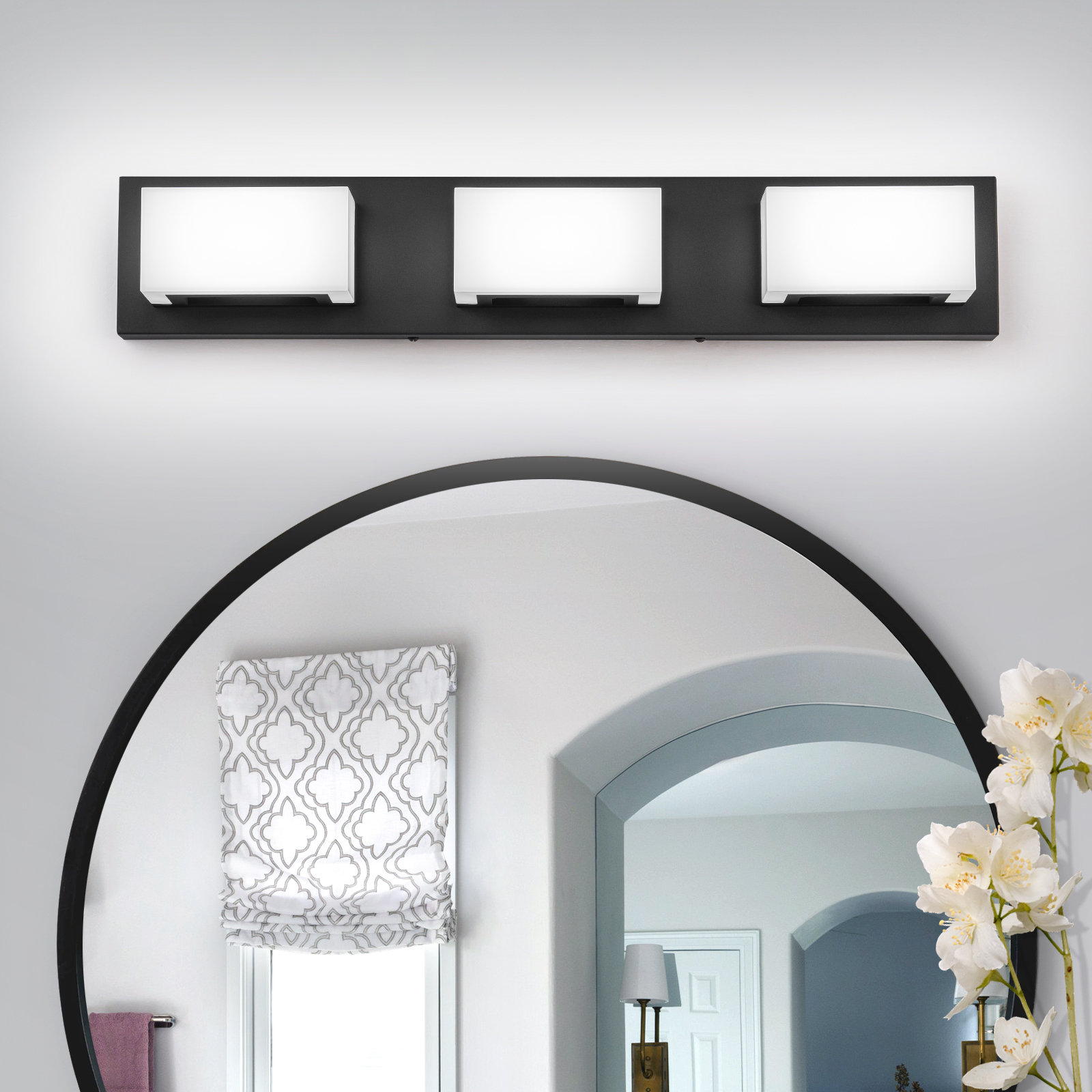 Ivy Bronx Dimmable Led Bathroom Vanity Light | Wayfair