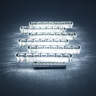 Mercer41 Modern Crystal Chandeliers 6 Lights Led Flush Mount Ceiling ...