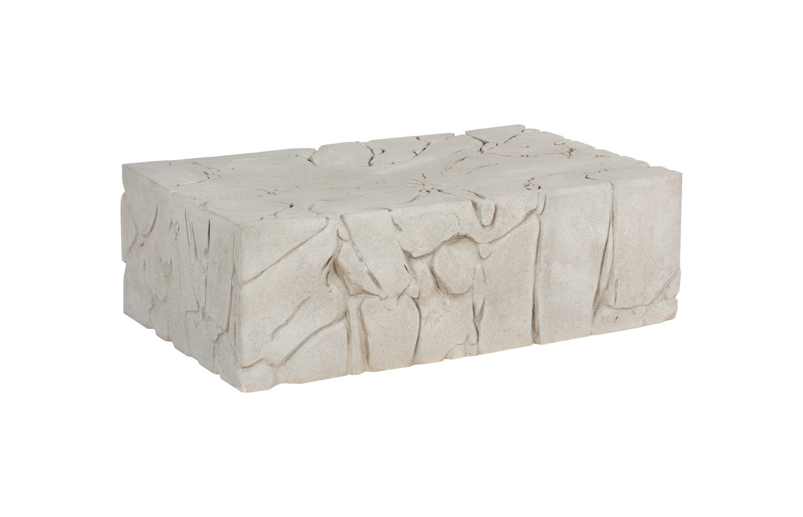 Phillips Collection Chunk Coffee Table, Rectangle, Roman Stone | Wayfair