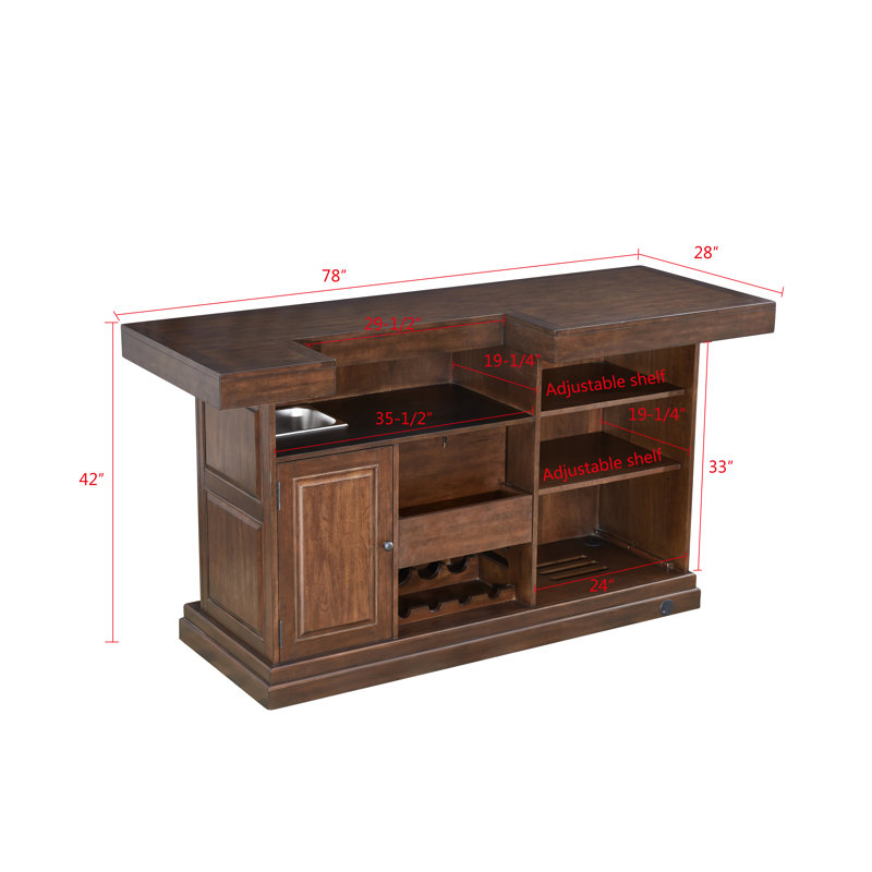 ECI Furniture Guinness Deluxe Home Bar | Wayfair