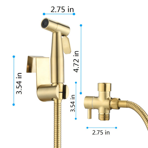 Interbath Elongated Hand Held Bidet & Reviews | Wayfair