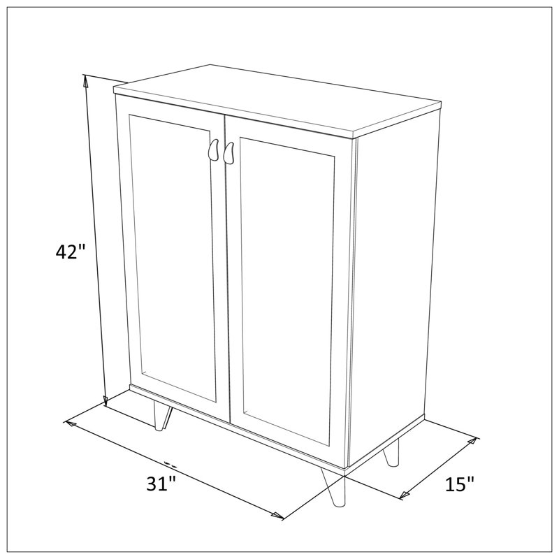 George Oliver Wood Base Shoe Cabinet | Wayfair