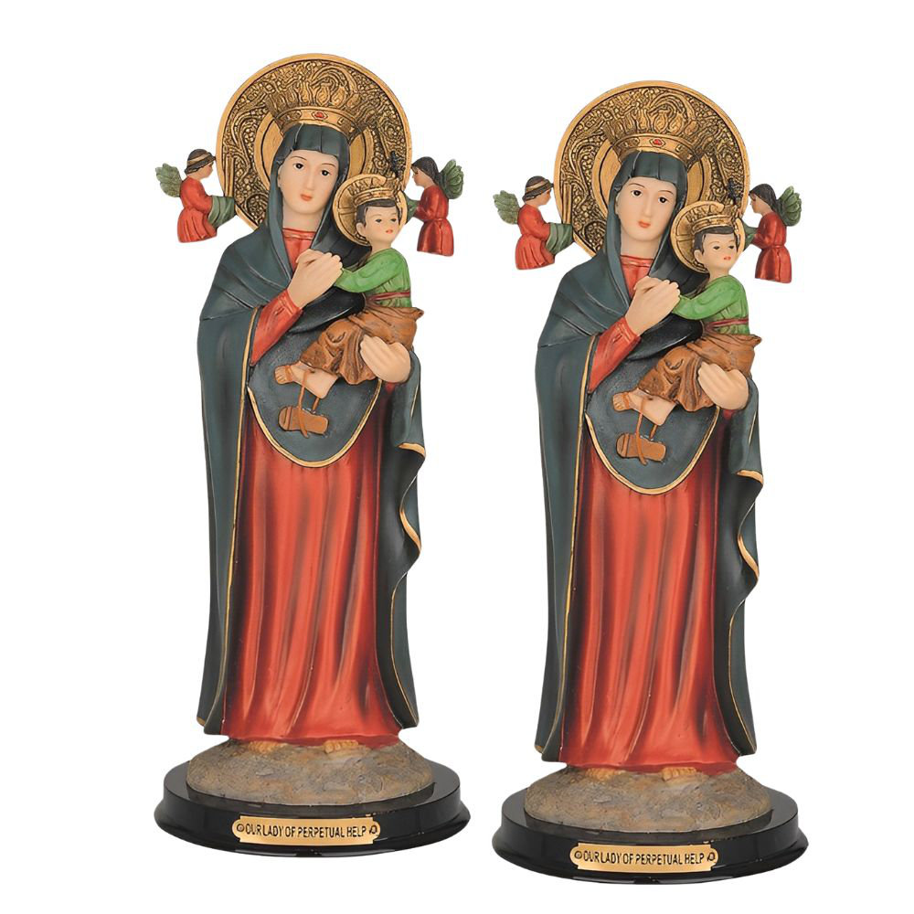 World Menagerie "2-PC Set" ICE ARMOR 12"H Our Lady of Perpetual Help ...