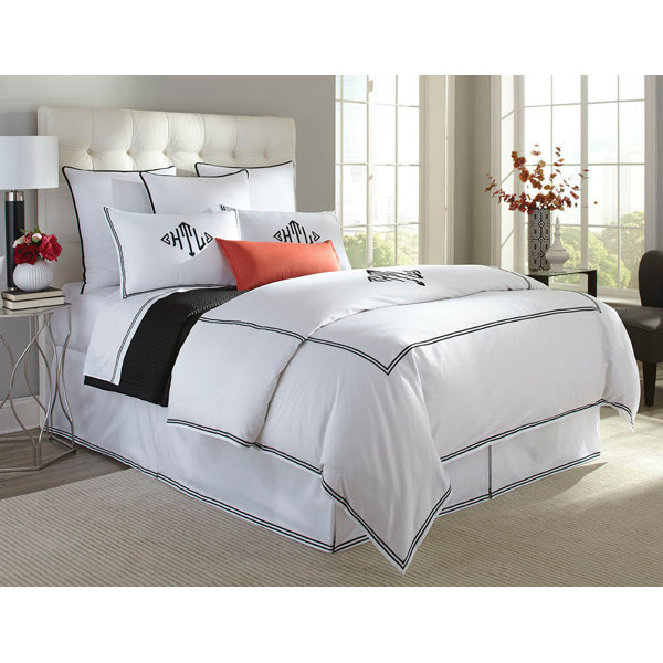 Home Treasures Linens Madison Egyptian Cotton Sateen Solid Colour Flat ...