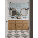 Bedrosians Rothko 9" x 9" Ceramic Wall & Floor Tile in Half Diamond ...