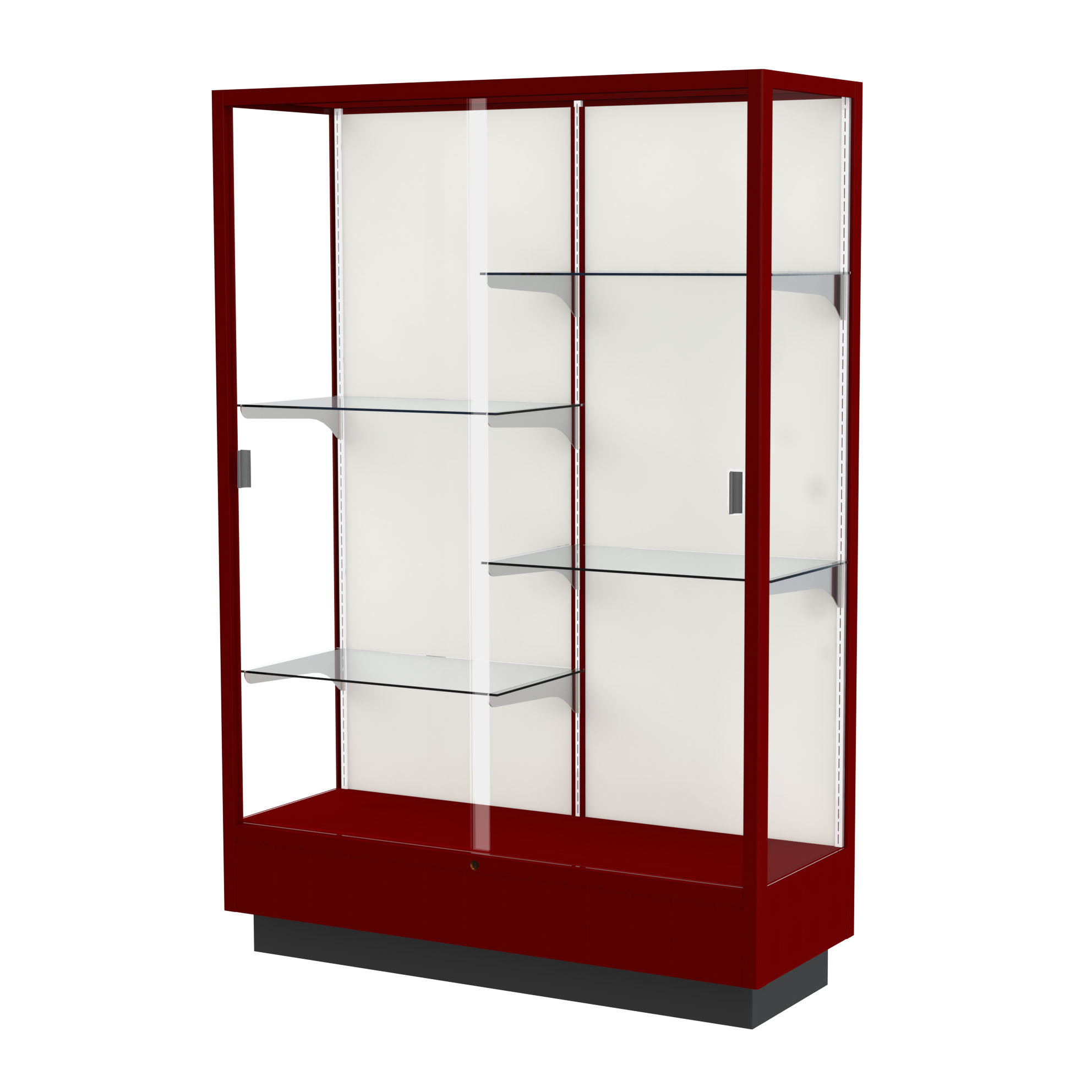 Ghent Heritage Series 70'' H x 48'' W Wood Trophy Display Case ...
