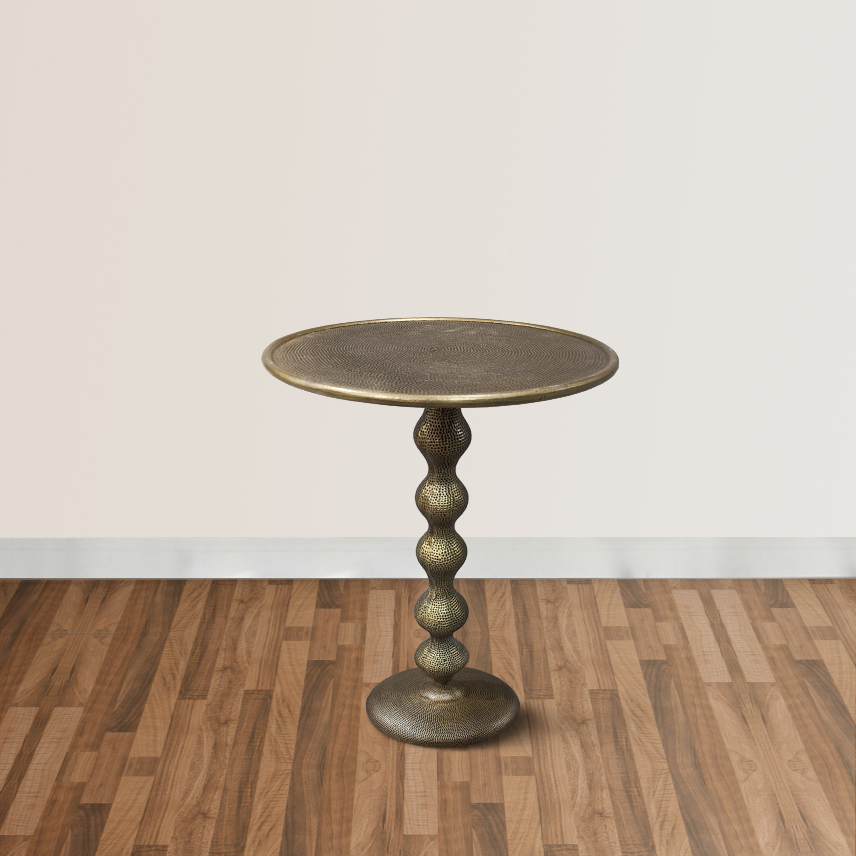 Charlton Home Abdiqani 22 Inch Round Side End Table - Cast Aluminum ...