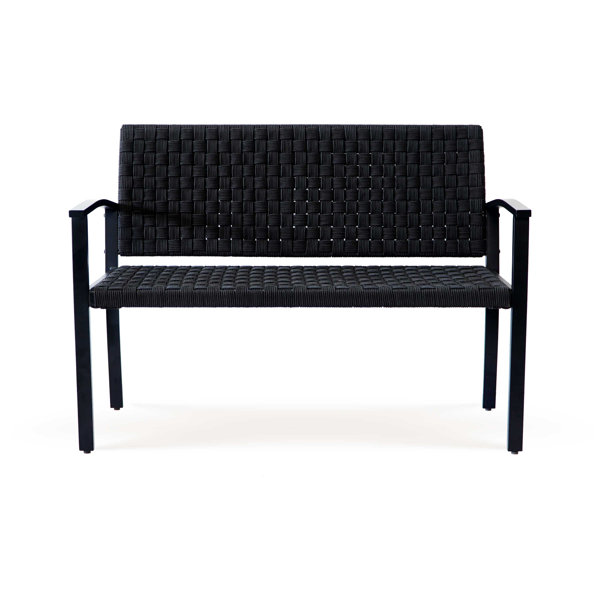 Lark Manor™ Granillo Modern Garden Rope Bench & Reviews | Wayfair