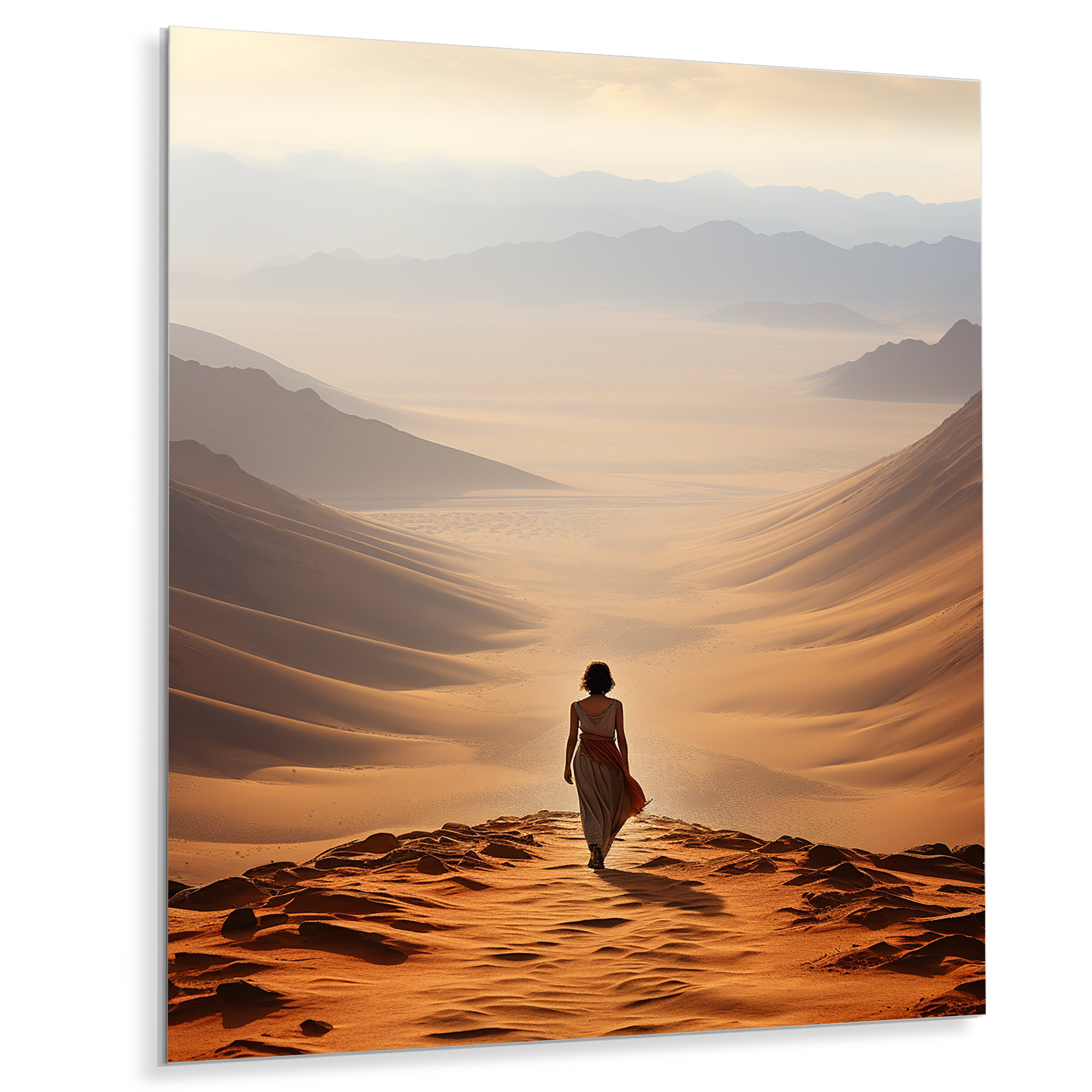 Union Rustic Desert Walk Dreams II - Desert Metal Wall Decor | Wayfair