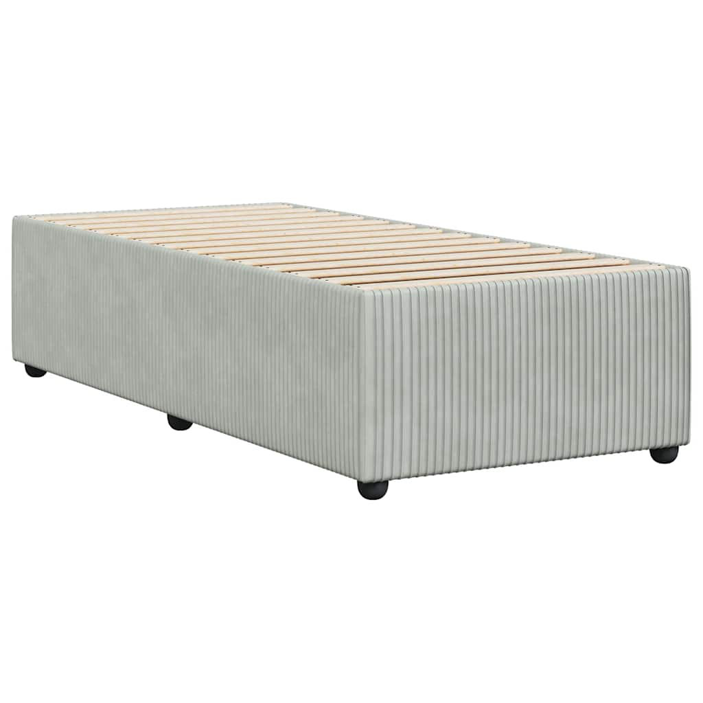 Latitude Run® Bed Frame Without Mattress Velvet | Wayfair
