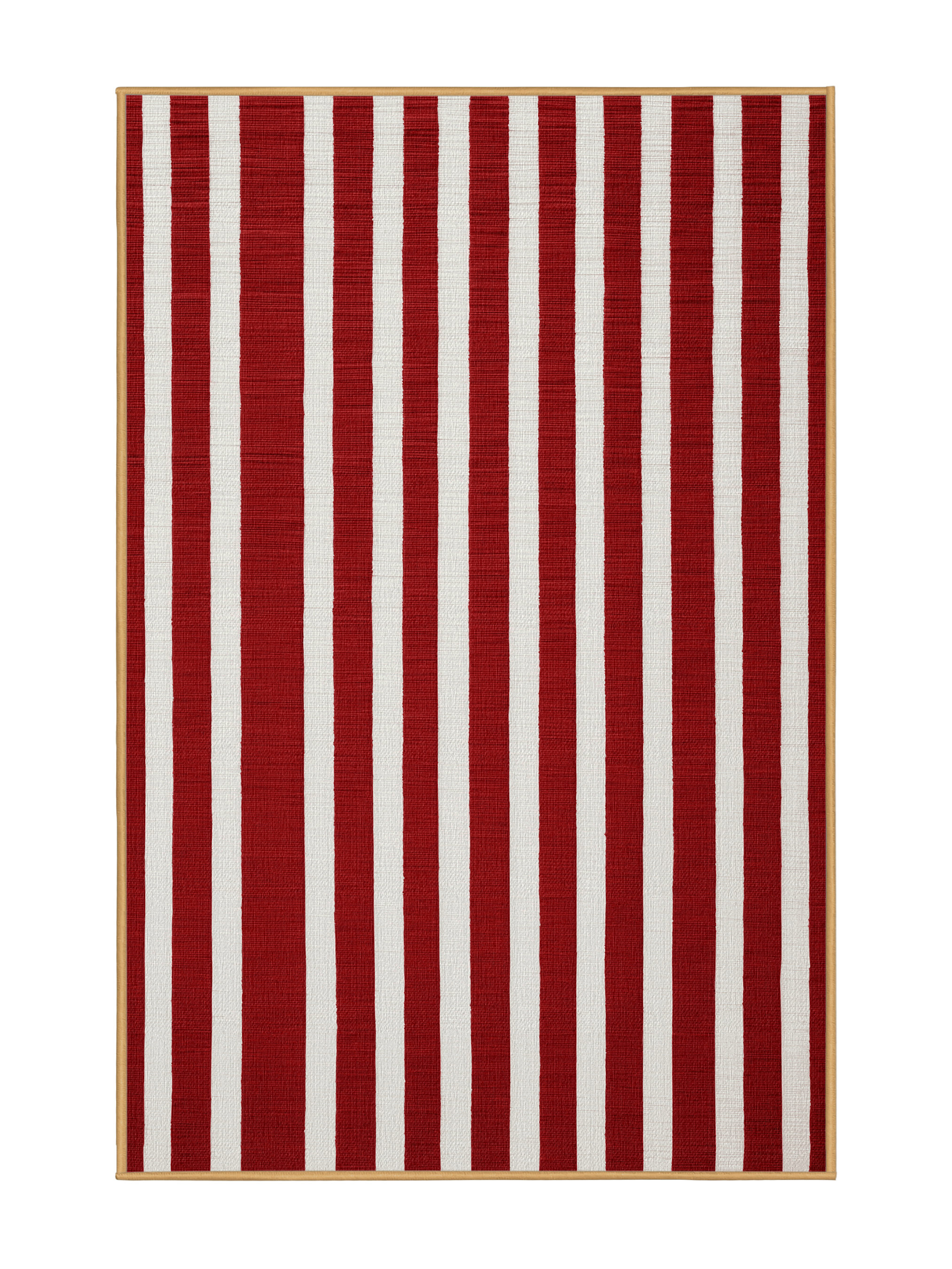 Latitude Run® Machine Washable Horizontal Stripes Red Area Rug | Wayfair