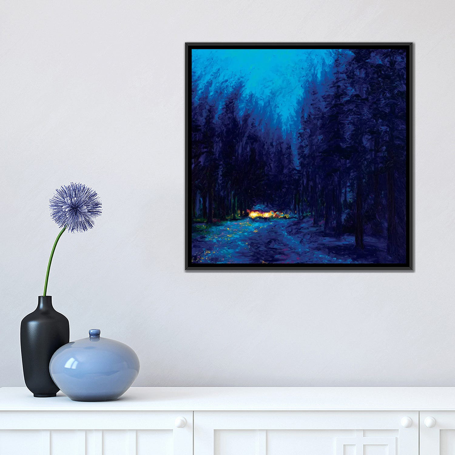 Red Barrel Studio® Iris Scott - Blue Redwoods Painting Print on Wrapped ...
