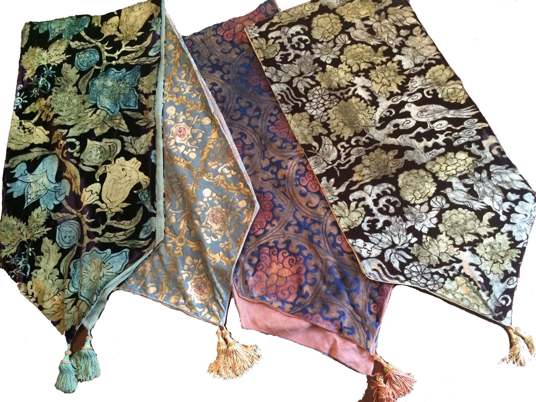 Via Venezia Textiles Velvet Table Runner | Perigold