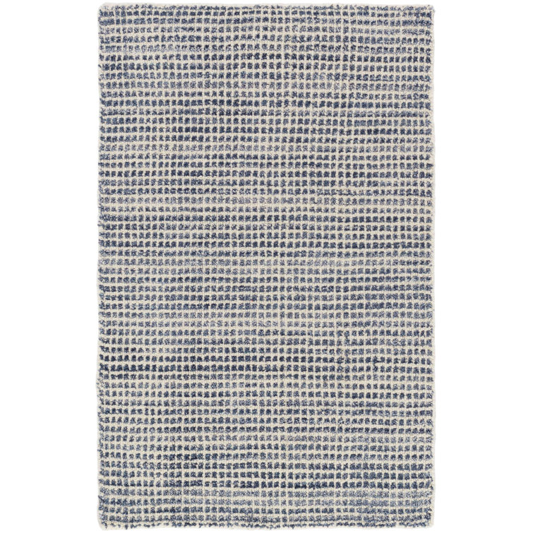 Dash and Albert Rugs Homer Blue Hand Loom Knotted Wool/Viscose Rug ...